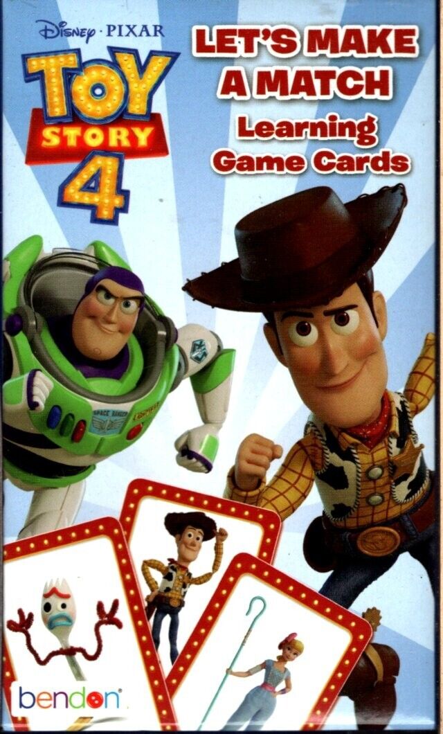 Disney Pixar Toy Story 4 - Let's Make a Match - Learning 36 Flash card ...