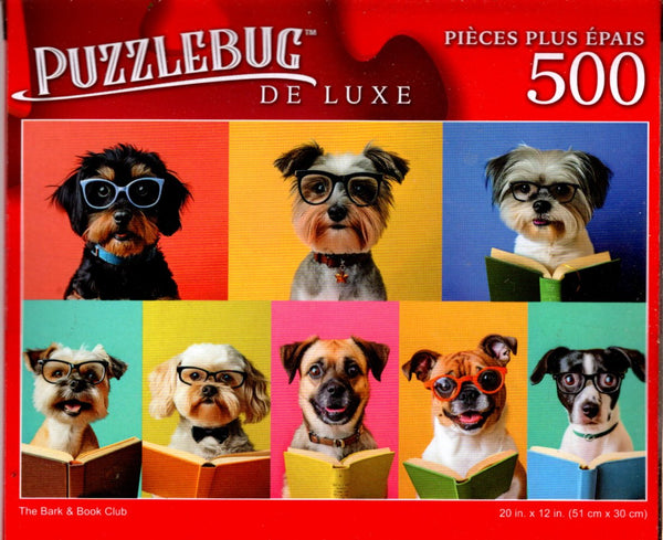 The Bark & Book Club - 500 Pieces Deluxe Jigsaw Puzzle – Pelican Industrial