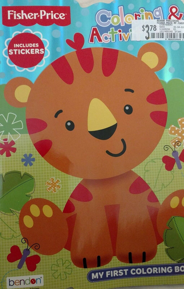 Fisher Price My First Coloring & Activity Book (Includes Stickers ...