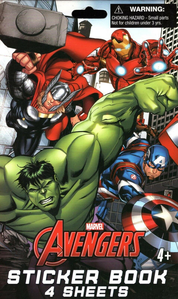 Marvel Avengers Sticker Collection - 4 Sheet Sticker Book – Pelican ...