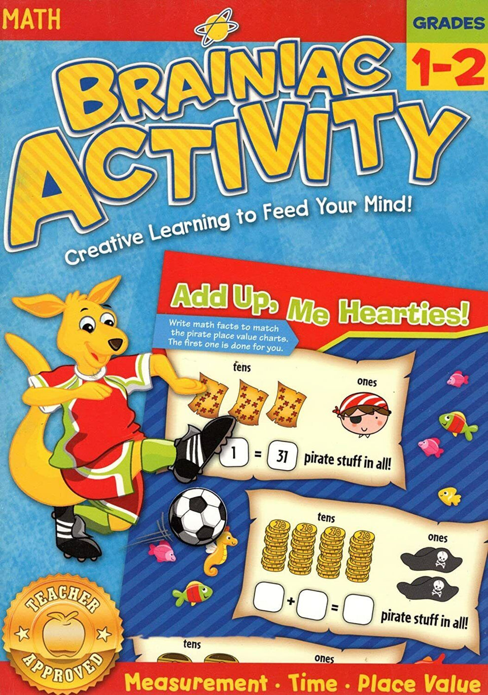 Brainiac Activity Math Grades 1-2 - Learning Activity Workbook - Teach ...